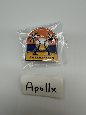 Baseballism Pin of the Month Pin August 2024 Two Seams Sunset Brand New ...