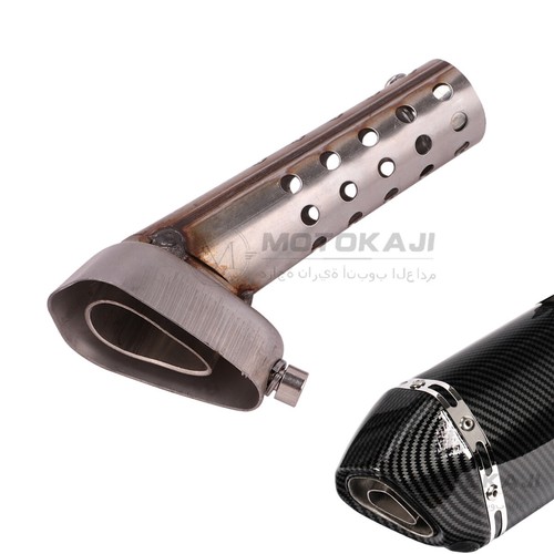 Motorcycle Universal Muffler DB Killer Exhaust Pipe Adjustable Silencer ...