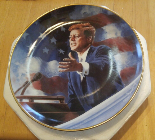 JOHN F KENNEDY JFK FRANKLIN MINT MAX GINZBURG LIMITED DECORATIVE ...