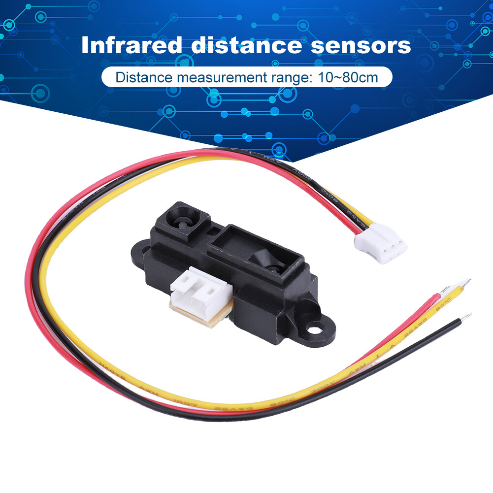 GP2Y0A21YK0F IR Detecting Distance Sensor Measuring Range 10-80cm for ...