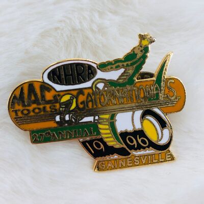1996 NHRA Gatornationals Gainesville FL Drag Racing Souvenir Enamel ...