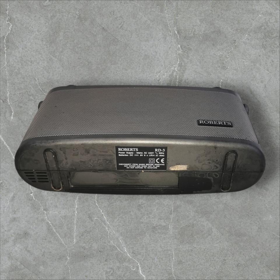 Roberts Gemini 3 RD-3 DAB FM Digital Radio Portable Retro Tested Works ...