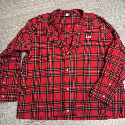 Kith Sullivan GI Plaid Button Up Shirt SZ XXL Mens | eBay
