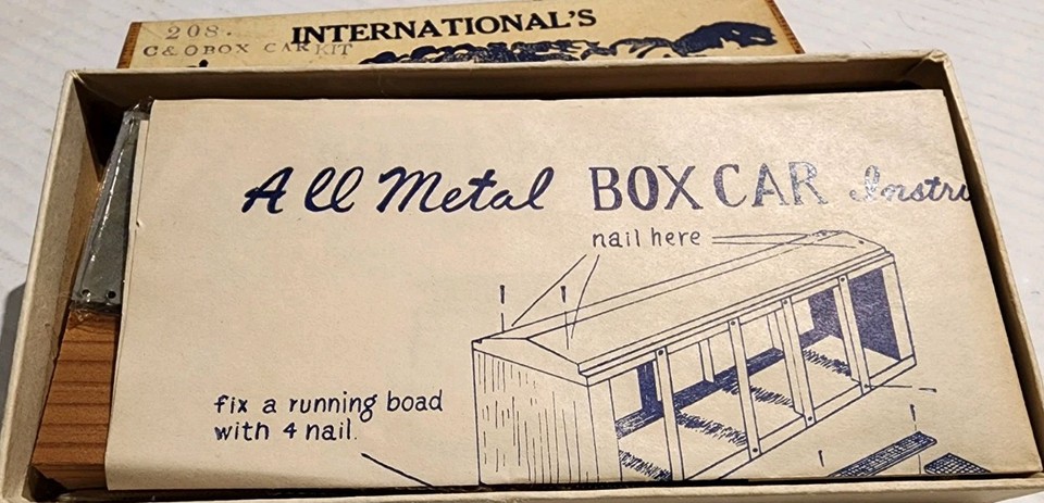 Scale Models HO Scale Box Car Kit C&O #2930 | eBay
