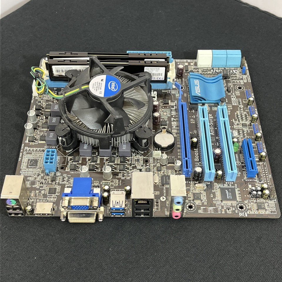 MOTHERBOARD/CPU/RAM COMBO: ASUS P8H67-M LE LGA 1155 + Intel i5 2310 ...