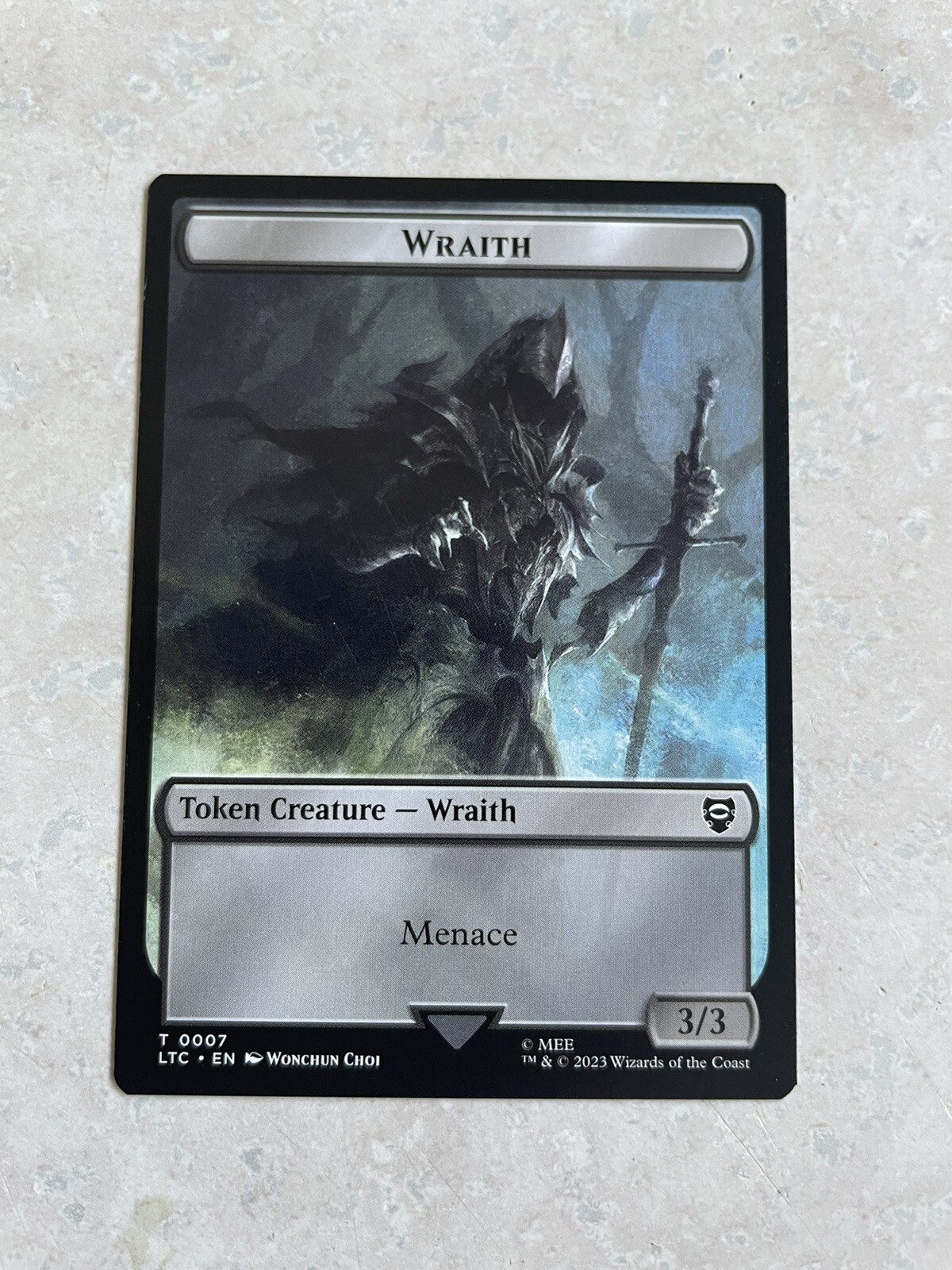 DDcards 🇨🇦 LTR Mtg Lord Of The Rings Commander Token Wraith/ Dragon | eBay