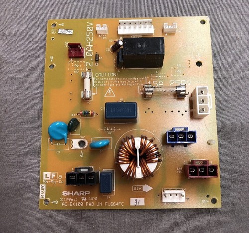 SHARP POWER SUPPLY BOARD AC-EX100 F1664FC31 T2.0AH250V FOR COPIERS | eBay