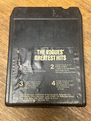 The Vogues “greatest hits” play tested 8track…M86371 | eBay