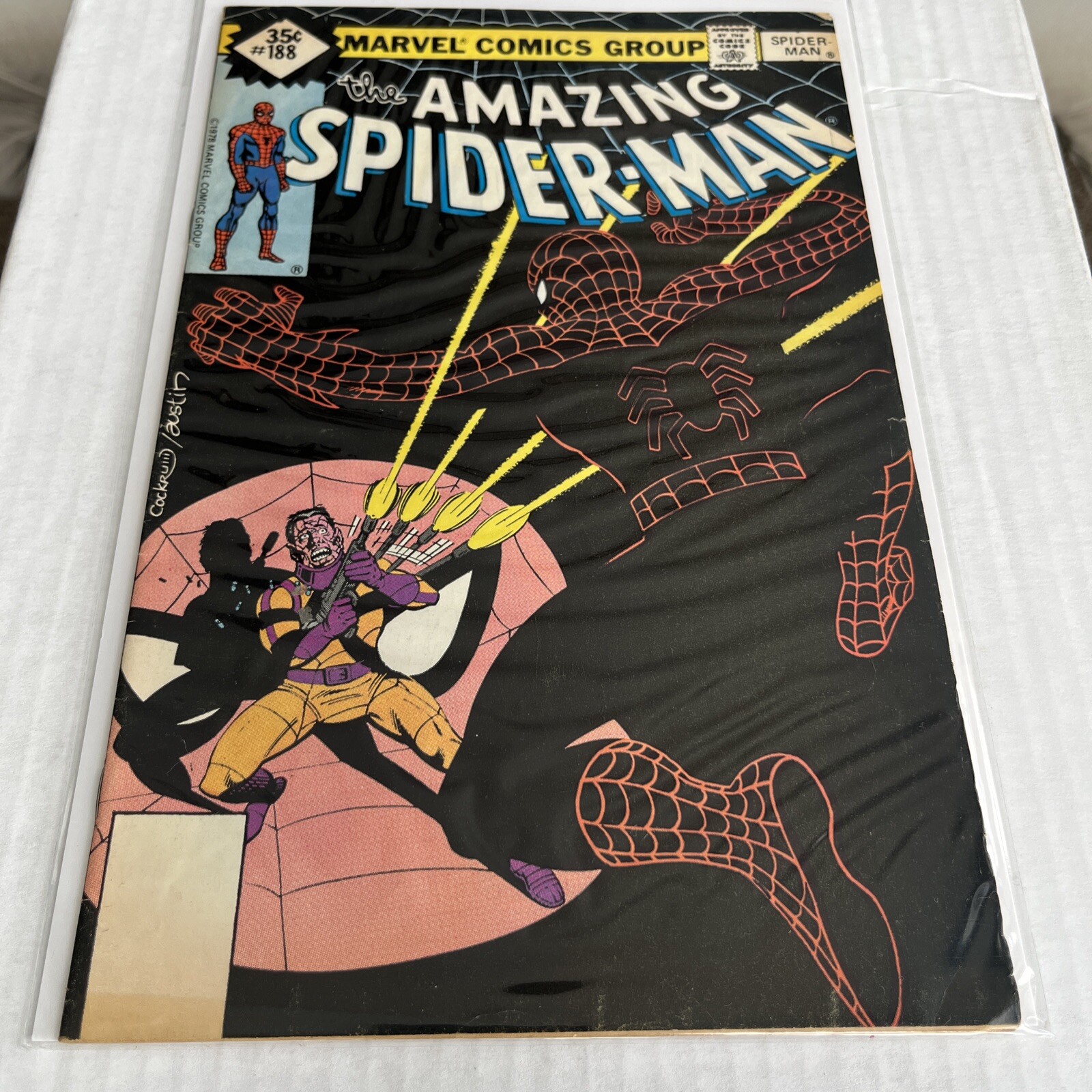 1979 Marvel AMAZING SPIDER-MAN All Black Cover Jigsaw Comic Book (c7 ...