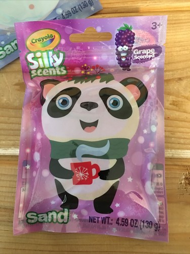 Crayola Silly Scents Sand 4 Pack 2 - Strawberry And 2- Grape. 3 for ...