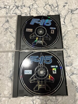 Jane's Combat Simulations F-15 PC Game EA Games 2000 Discs Only 2 Disk ...