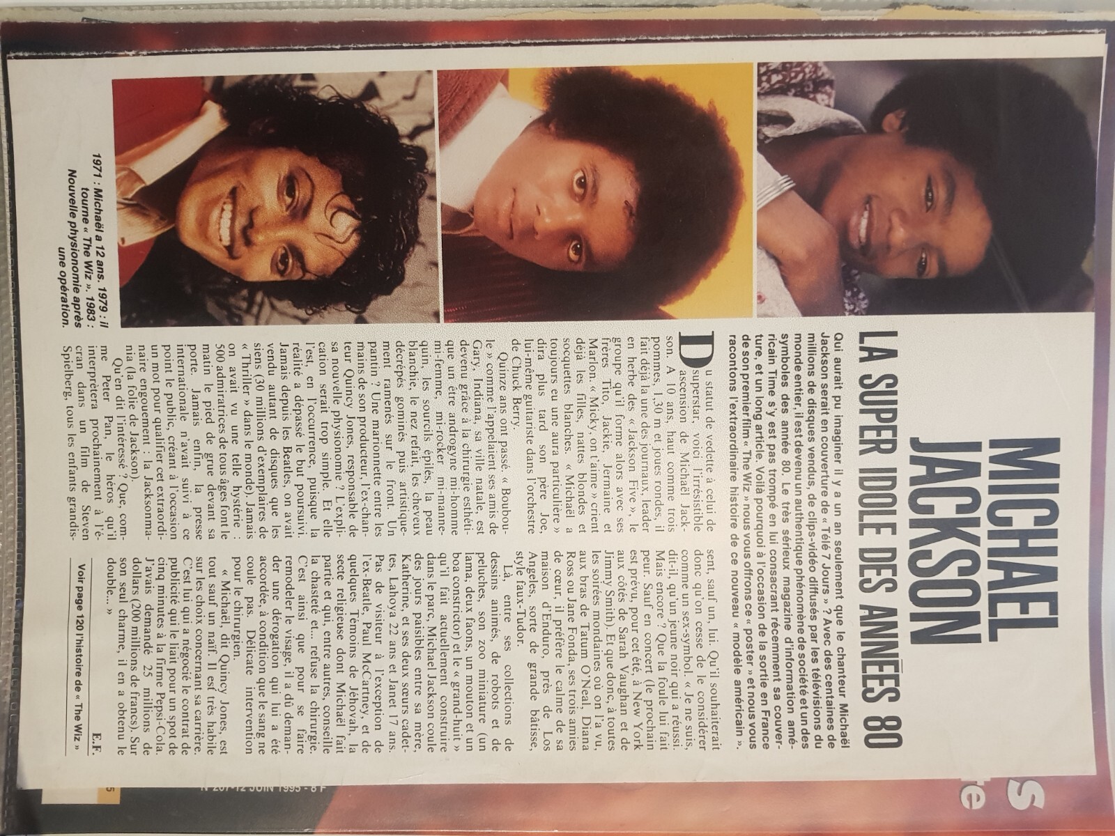 Clippings Posters Magazines News Papers Michael Jackson articles 23 ...