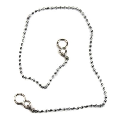 Bath Ball Chain Chrome Plated 450mm 18" Long Plug Chain Replacement ...