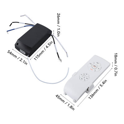 Universal Ceiling Fan Remote Control Kit Wireless Ceiling Fan Light ...