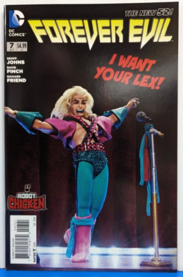 FOREVER EVIL 7 1:25 ROBOT CHICKEN VARIANT VF/NM LEX LUTHOR | eBay