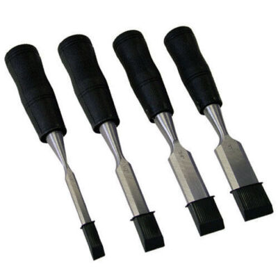 4pc Chisel Set Firmer Wood Joiner Tools DIY Woodwork Carving Carpentry ...
