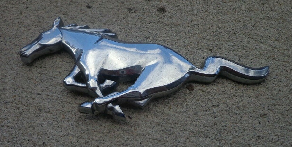 Ford Mustang grill emblem badge decal logo symbol grille OEM Factory ...