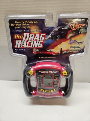Rare Hasbro Winner's Circle Pro Drag Racing Electronic Handheld Game ...