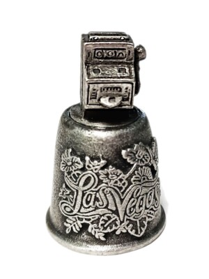 Las Vegas Souvenir Thimble Pewter Slot Machine Design WAPW Made in UK ...