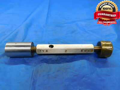 .798 & .8068 PIN PLUG GAGE GO NO GO .7969 +.0011 51/64 20.269 mm .7980 ...