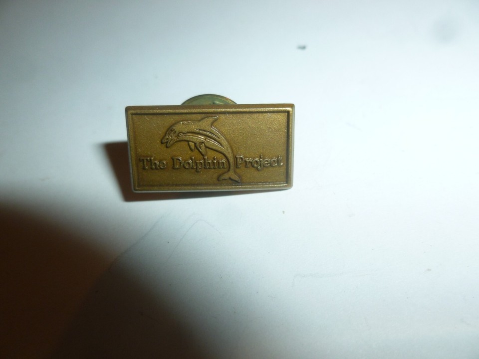 Vintage Dolphin Project Pin Brass Gold Tone Collectible Fast Ship | eBay