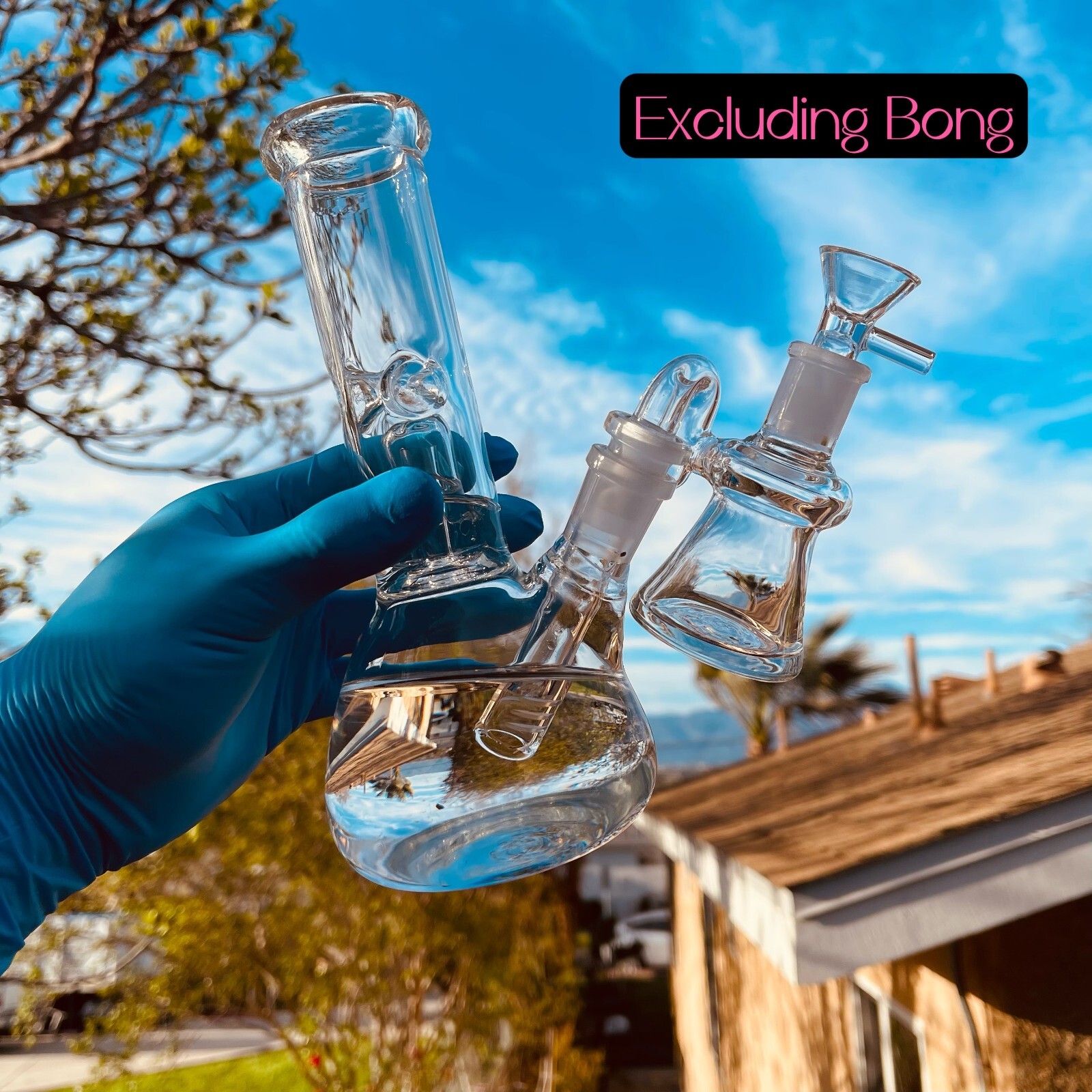 3''High Premium 14mm 90° Mini Dry Ash Catcher Water Pipe Bong Bubbler ...