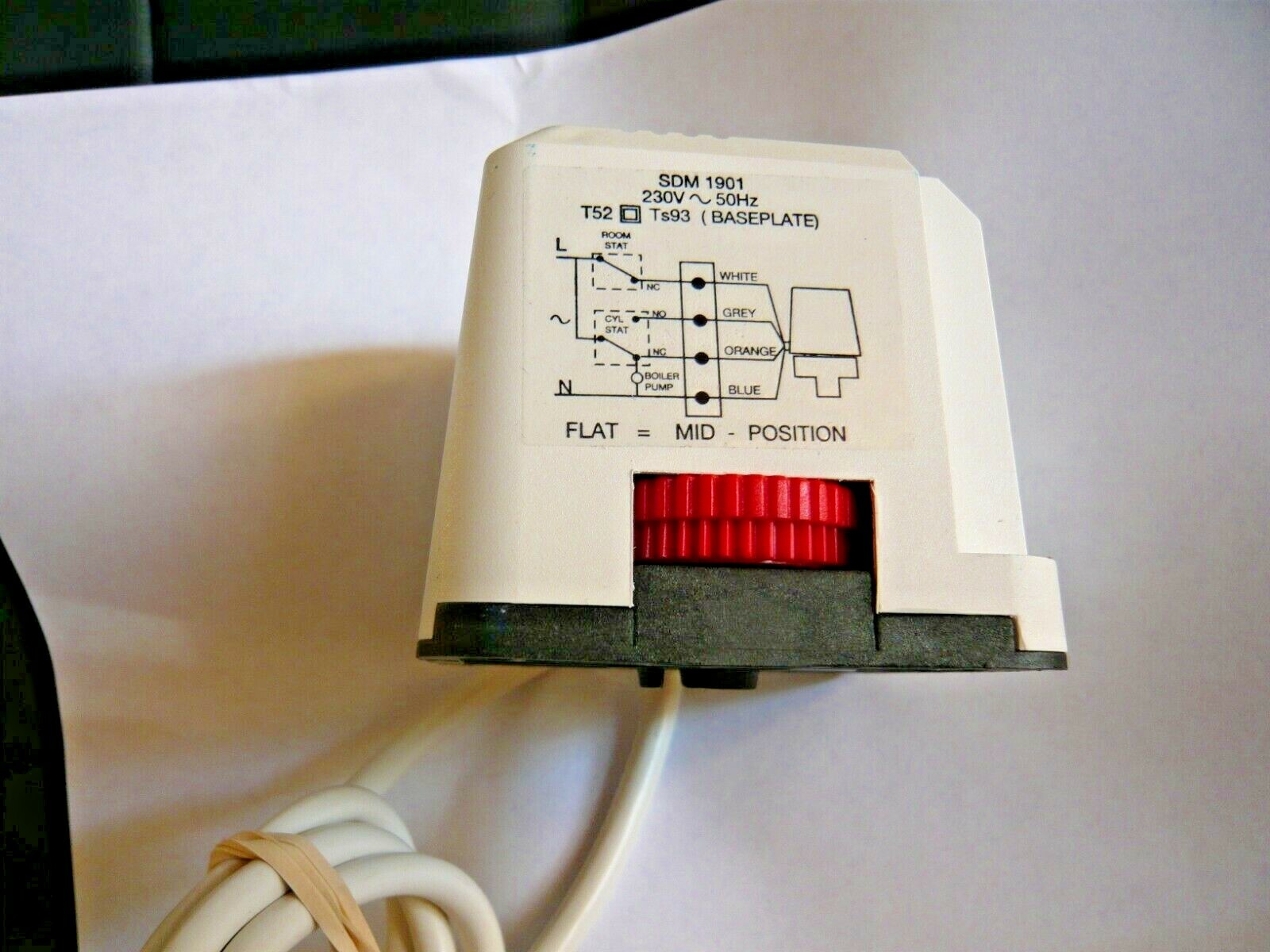 SUNVIC 3 PORT MID POSITION VALVE 22MM 4 WIRE SDM1901 ACTUATOR & EDT3201 ...