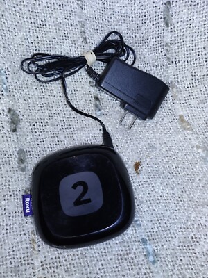 Roku 2 (3rd Generation) Media Streamer 2720X Black Charger No Remote | eBay