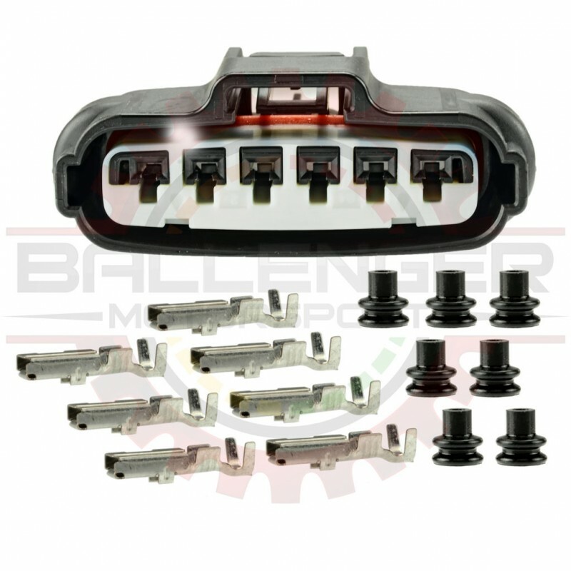 6 Way TPS - Black, Throttle Body Sensor Connector For Toyota & Mazda ...
