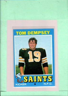 1971 Topps #5 Tom Dempsey EX/NM Saints ID:43043 | eBay