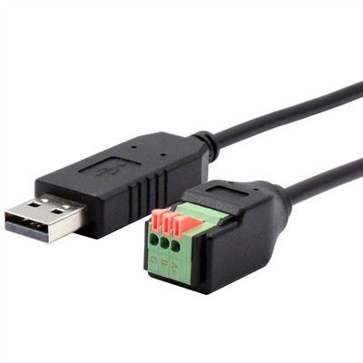 EX-13009 Exsys USB zu Seriell 1S RS-458 Kabel FTDI Chipsatz m.Terminal ...