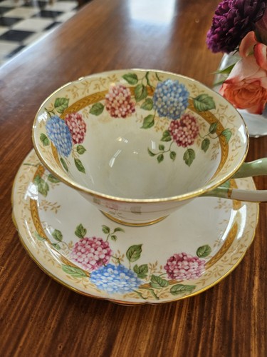 Rare Hydrangea Grosvenor Tea Cup And Saucer | eBay