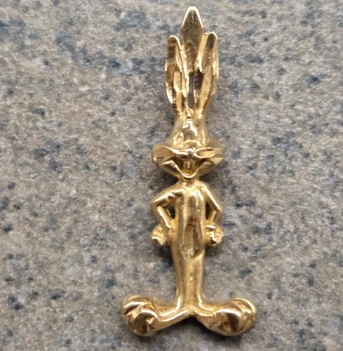14K YELLOW GOLD*BUGS BUNNY CHARM*VINTAGE*WARNER BROTHERS*SOLID* | eBay
