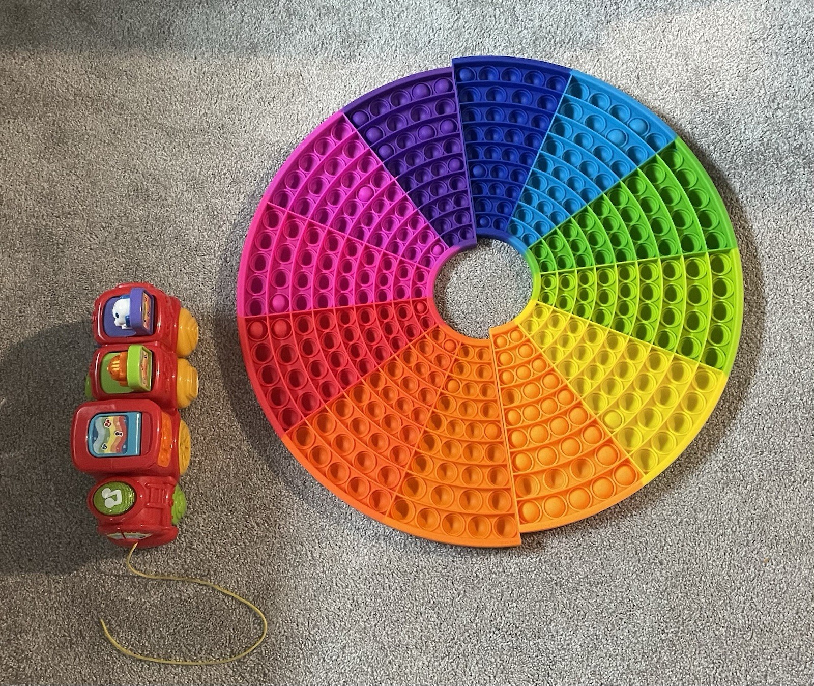 Large Pop It Poppit Popping Sensory Fidget Mat | eBay