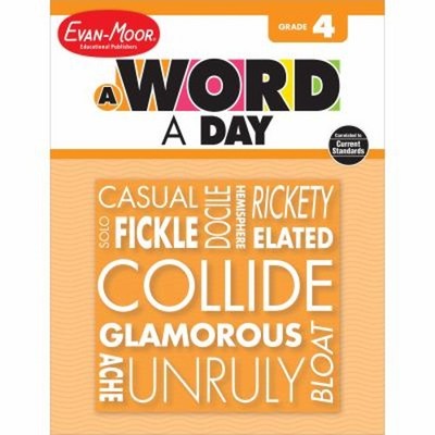 A Word a Day Grade 4 Paperback Evan-Moor Educational Publishers | eBay