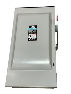 Siemens GNF324R 200A 3-Pole 240V Safety Switch NEMA 3R Non-Fused – New ...