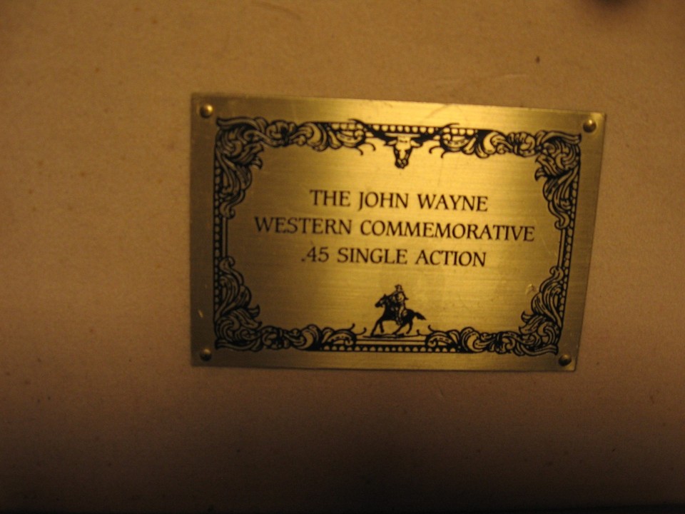 John Wayne Commemorative Pistol .45 Single Action Non-Firing Franklin ...
