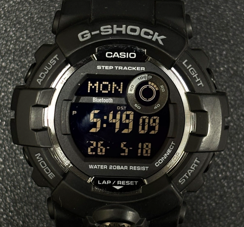HAU CASIO G-Shock 3464 Schwarz Acceleration Sensor Step Tracker | eBay.de