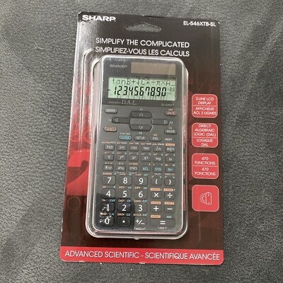 Sharp EL546XTBSL Scientific Calculator 470 functions | eBay