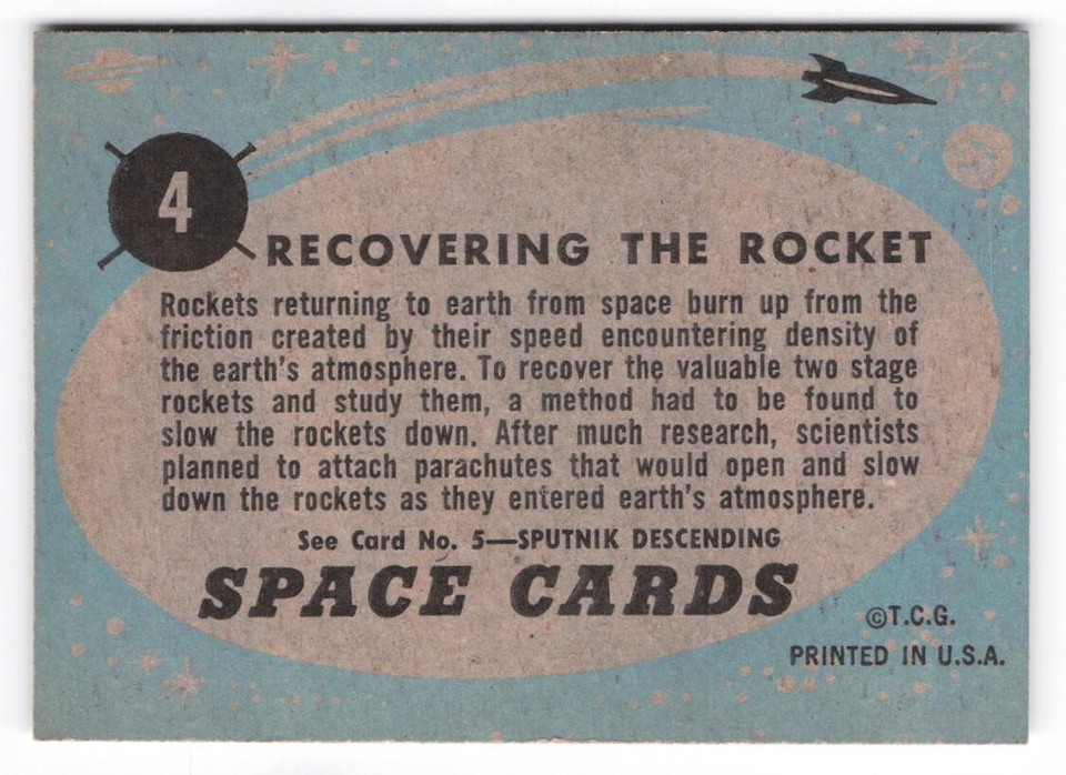 1957 Topps Space #1-88 You Pick Singles Higher Grade Cards | eBay