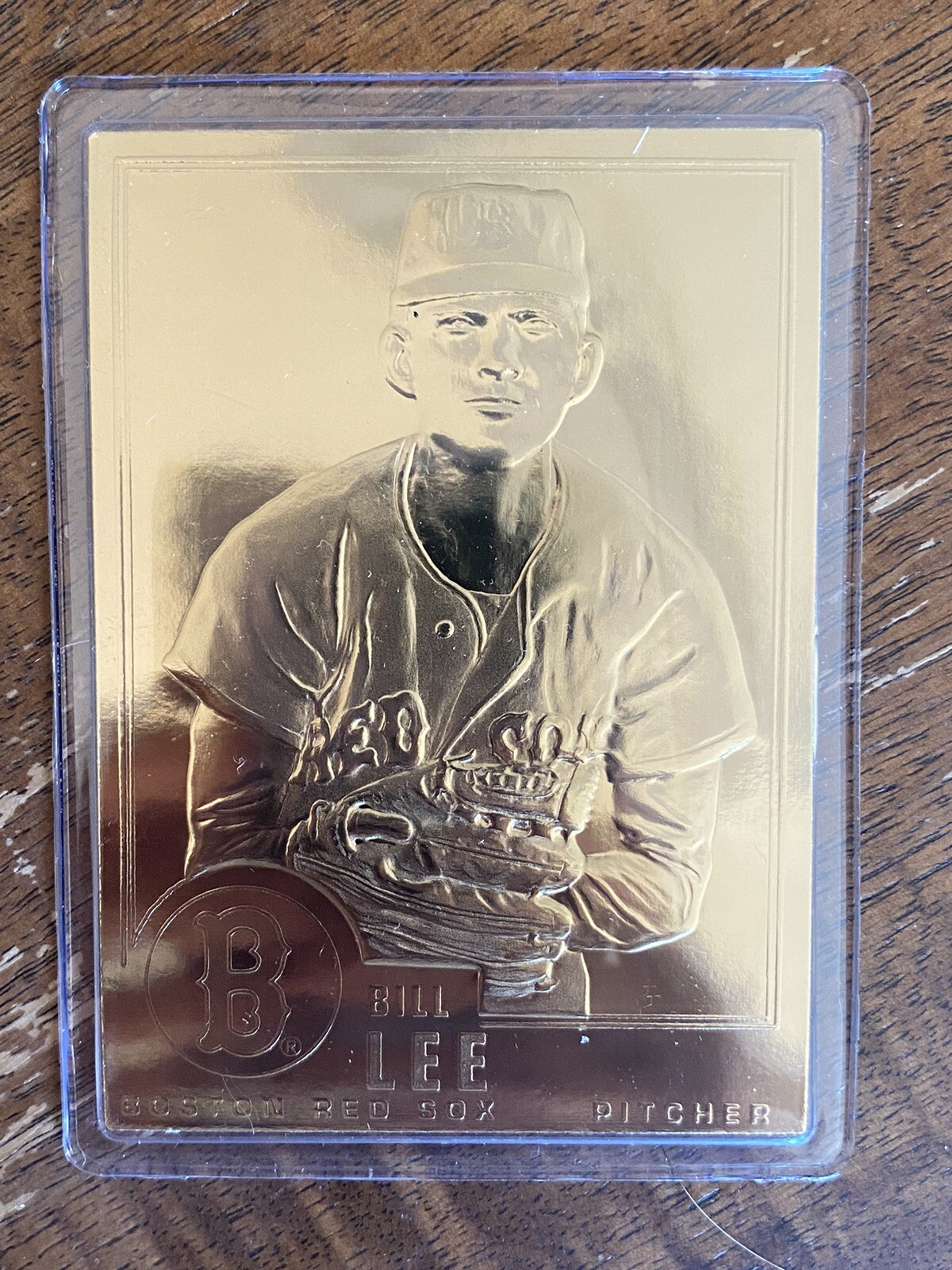 BASEBALL GREATS DANBURY MINT 22KT GOLD BASEBALL CARDS BILL LEE #139 | eBay