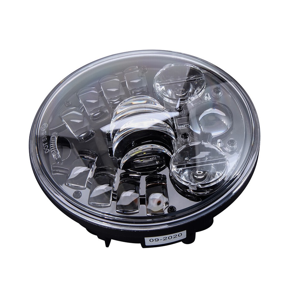 4X 5-3/4" 5.75" LED Headlights Round Hi/Lo Indicator For Peterbilt Semi ...