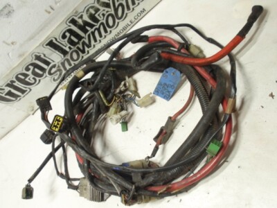 1998 Yamaha Vmax XTC 600 Snowmobile Main Chassis Wiring Harness Ele St ...