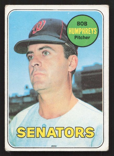 Bob Humphreys 1969 Topps #84 Senators VG-EX {0526 | eBay
