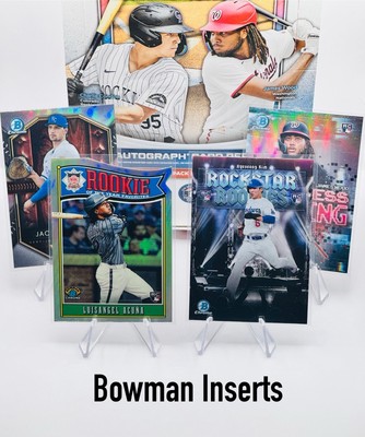 2025 Bowman INSERTS ROY, VIP, RR, GL Complete your set - YOU PICK! 🔥 | eBay