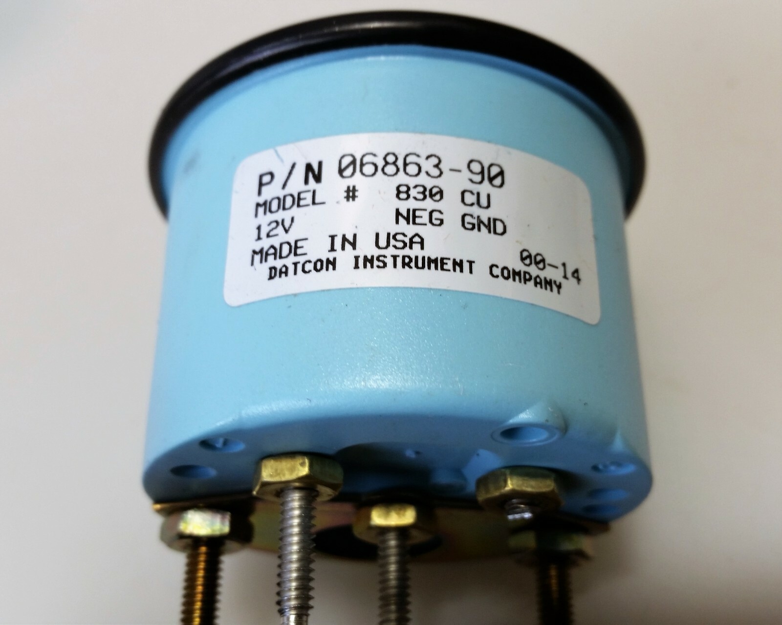 Datcon 06863-90 Voltmeter 12v Model 830 | eBay