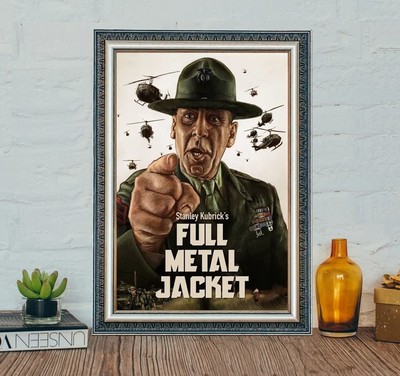 Full Metal Jacket Movie Poster, Full Metal Jacket (1987) Classic ...