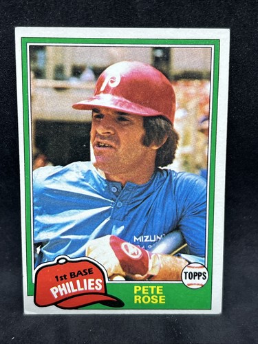 1981 Topps Pete Rose Philadelphia Phillies #180 Baseball Card 1 | eBay