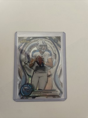 2015 Topps Finest Atomic Refractor Die-Cut Marcus Mariota Rookie RC | eBay