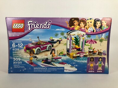LEGO Friends 41316 Andrea's Speedboat Transporter - NEW - SEALED ...